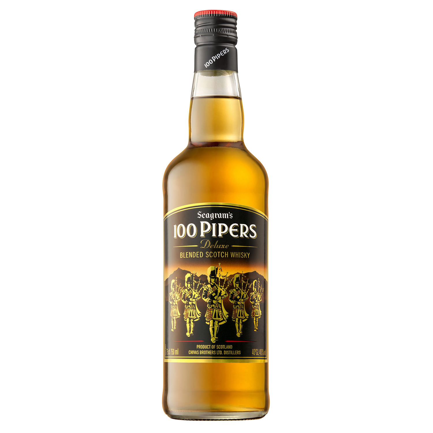 WHISKY 100 PIPERS X 750 ML.