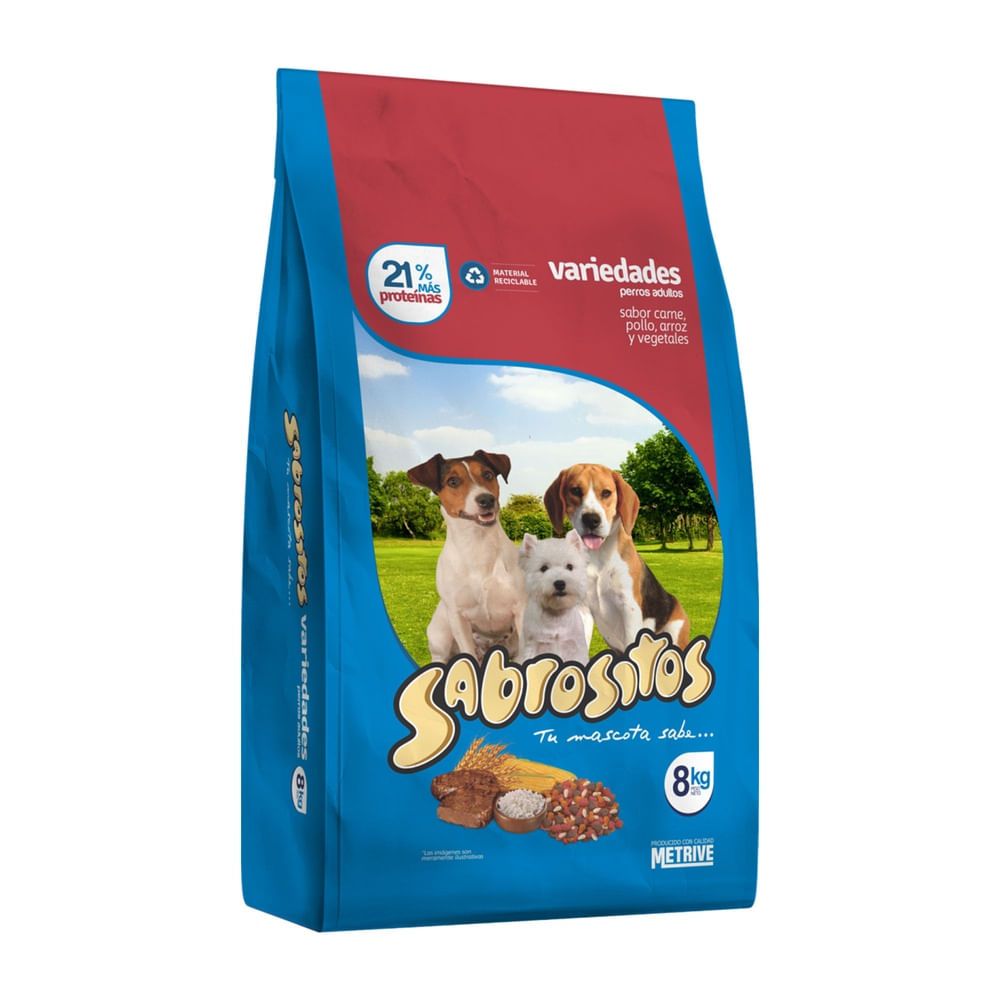 ALIMENTO ADULTO SABROSITOS VARIEDADES 8 KG