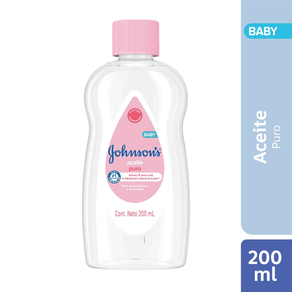ACEITE PARA BEBE JOHNSON'S PURO x 200ML ACEITE PARA BEBE JOHNSON'S PURO x 200ML